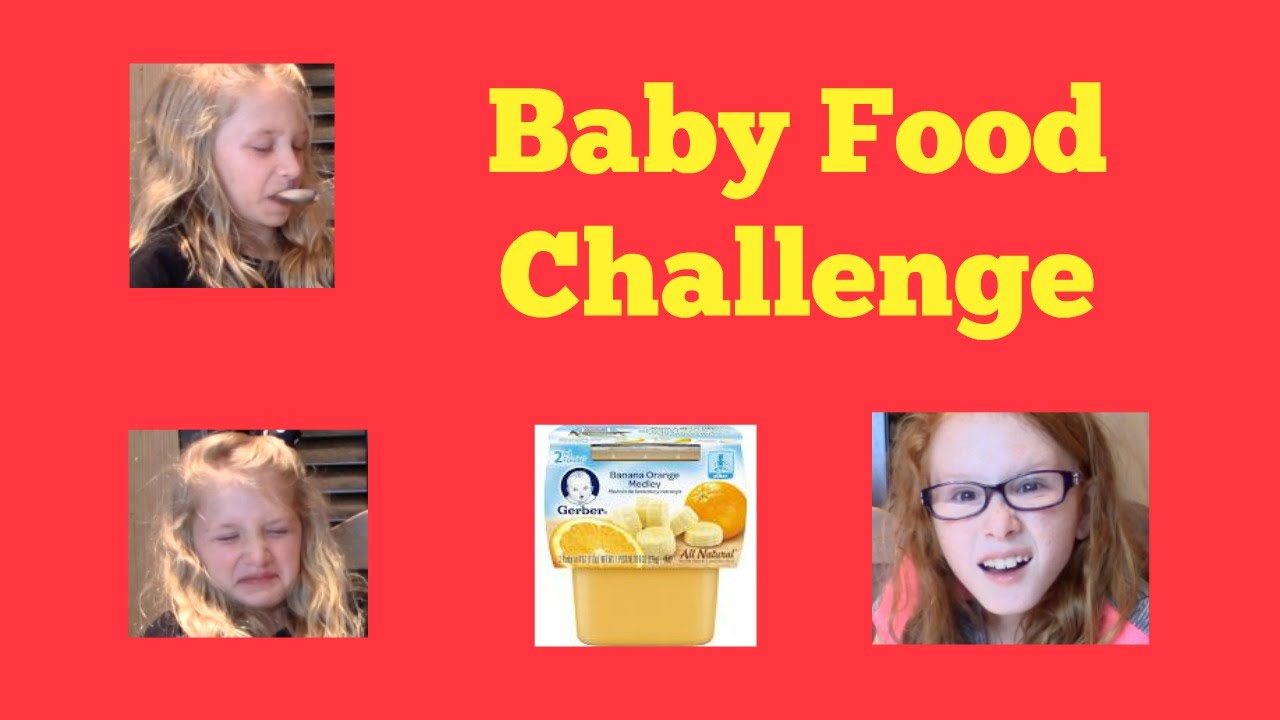Kids Baby Food Challenge: Gross Tasting Baby Food! - YouTube