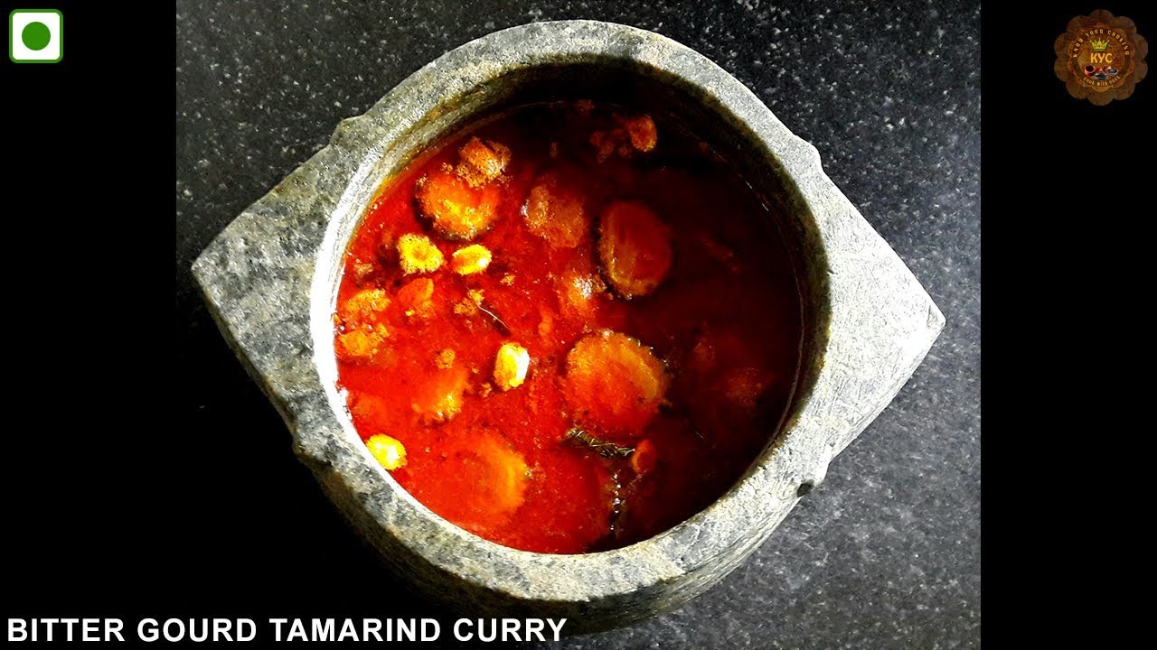 Pavvakkai Puli Kuzhambu / Pagarkai Puli Kulambu / Bitter gourd Tamarind ...