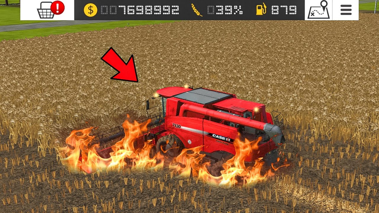 10 Hours Spent Wheat Harvesting In Fs16 | Fs16 Multiplayer | Timelapse | - YouTube