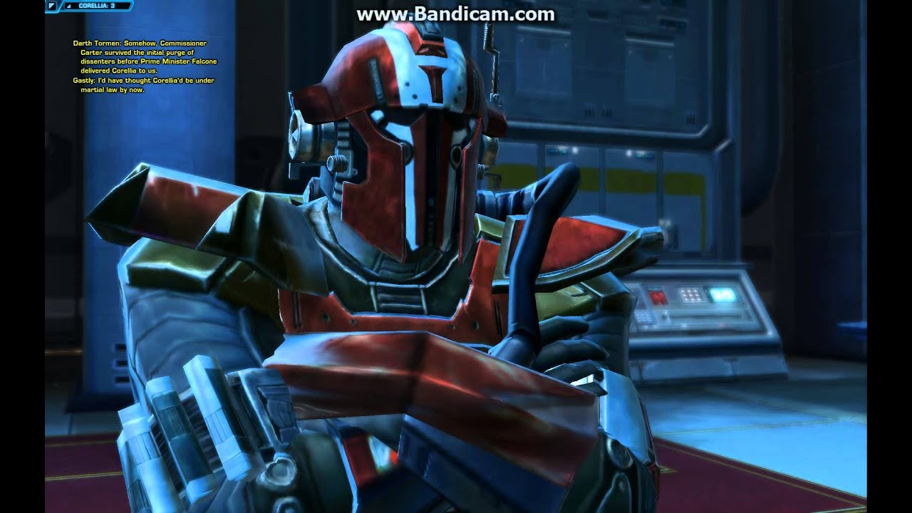 Swtor - Bounty Hunter - Imperial Garrison - Corellia - YouTube