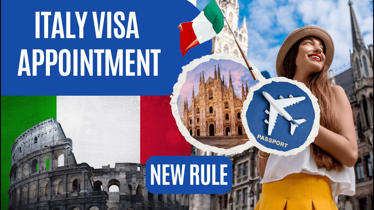 Italy Embassy Appointment New Biometric Rule for Italian Visas - YouTube
