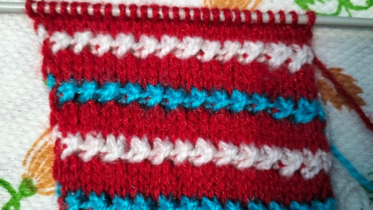 Make a Multicolor Sweater - DIY Knitting with Sips & Stitches - YouTube