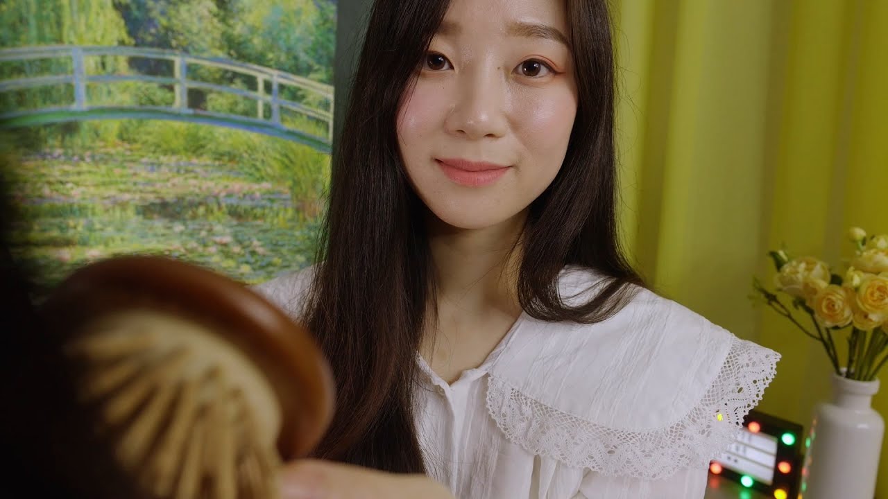 Soothing Hair Brushing And Scalp Massage💛 Asmr Youtube