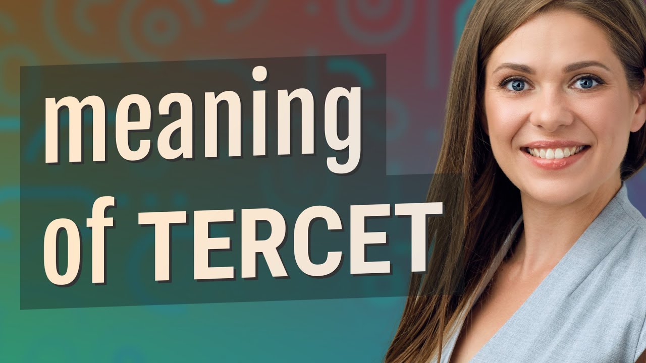 Tercet | meaning of Tercet - YouTube