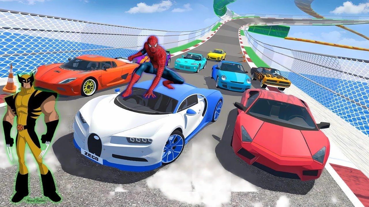 GT Car Stunt 3D: Car Driving - Crazy Superhero Car Stunt Race ...