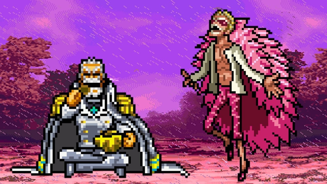 MONKEY D.GARP VS DOFLAMINGO | GAME JUMP FORCE MUGEN V7 PC | Full 578 ...