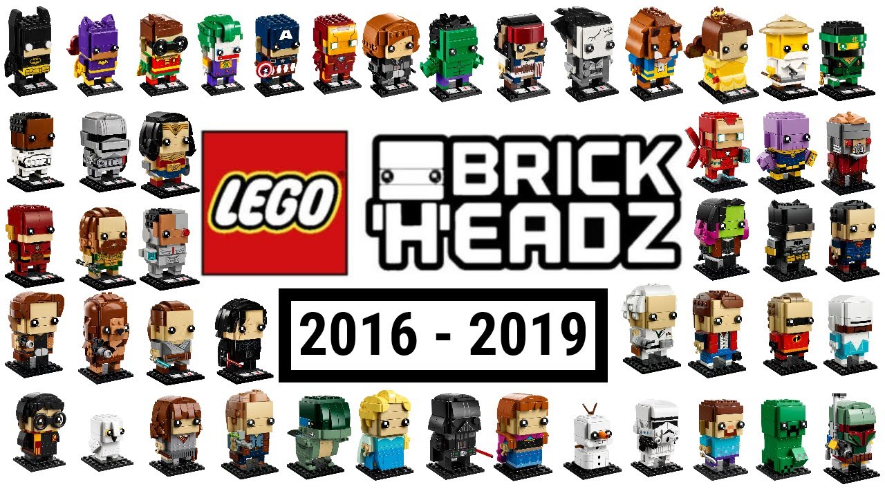 Alle LEGO BrickHeadz (2016 - 2019) | + meine Sammlung! - YouTube