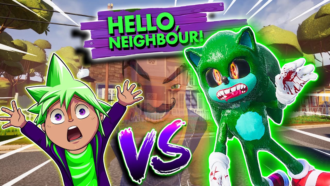 CHIPMUNK vs ZOMBIE SONIC | Hello Neighbor Mod - YouTube