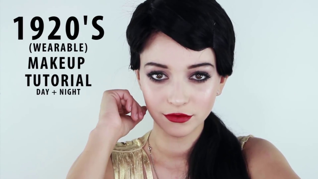 1920s MAKEUP TUTORIAL - Wearable Makeup Hints - YouTube