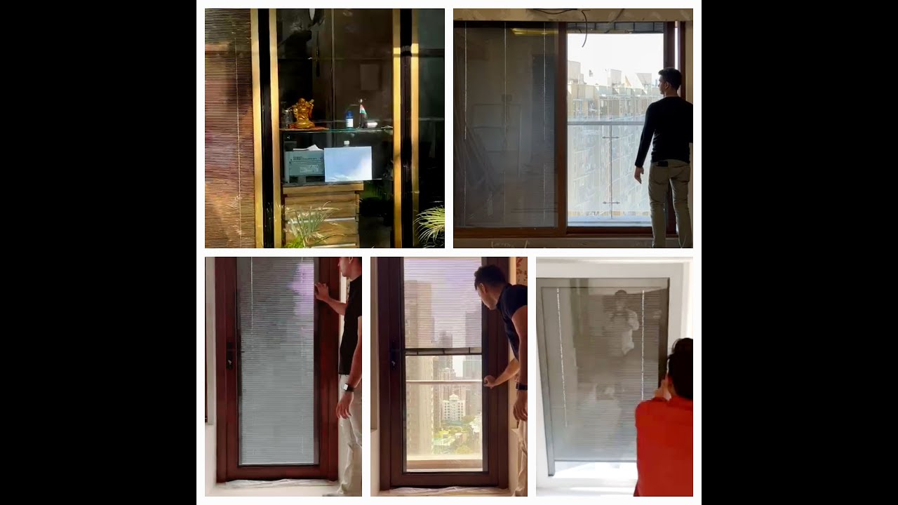 Venetian Sandwich Glass Blinds, built-in blinds, Integral blinds veenus ...