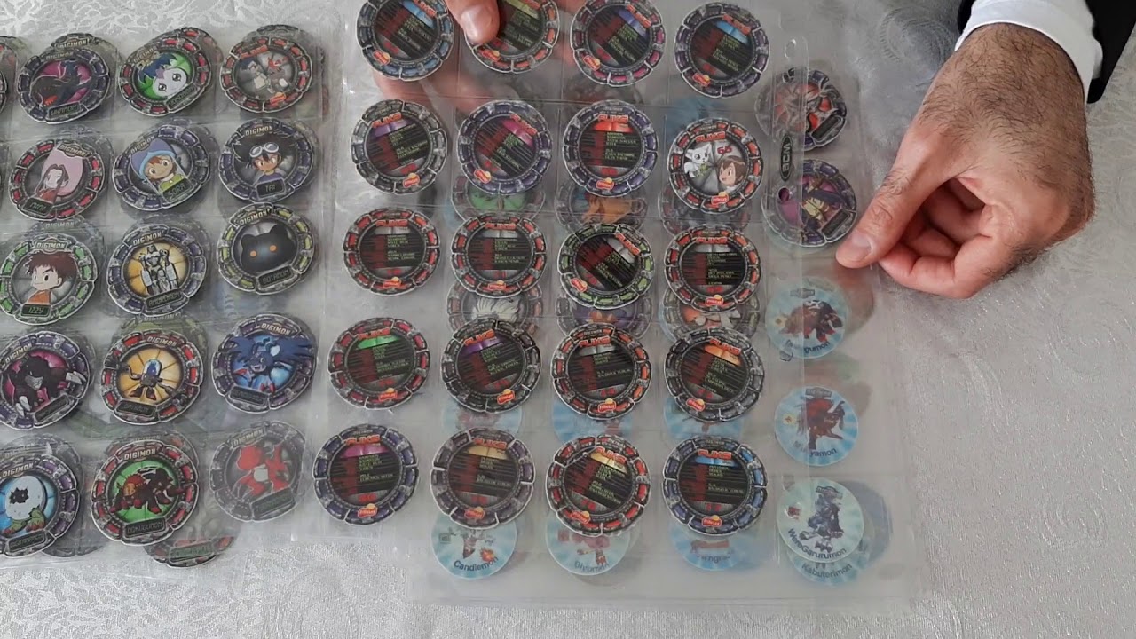 digimon fliks taso dijimon fliks taso tazo pogs flippo slammer - YouTube