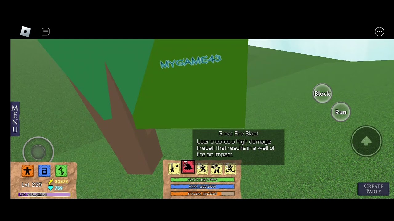 mygame43 found in roblox elemental battlegrounds - YouTube