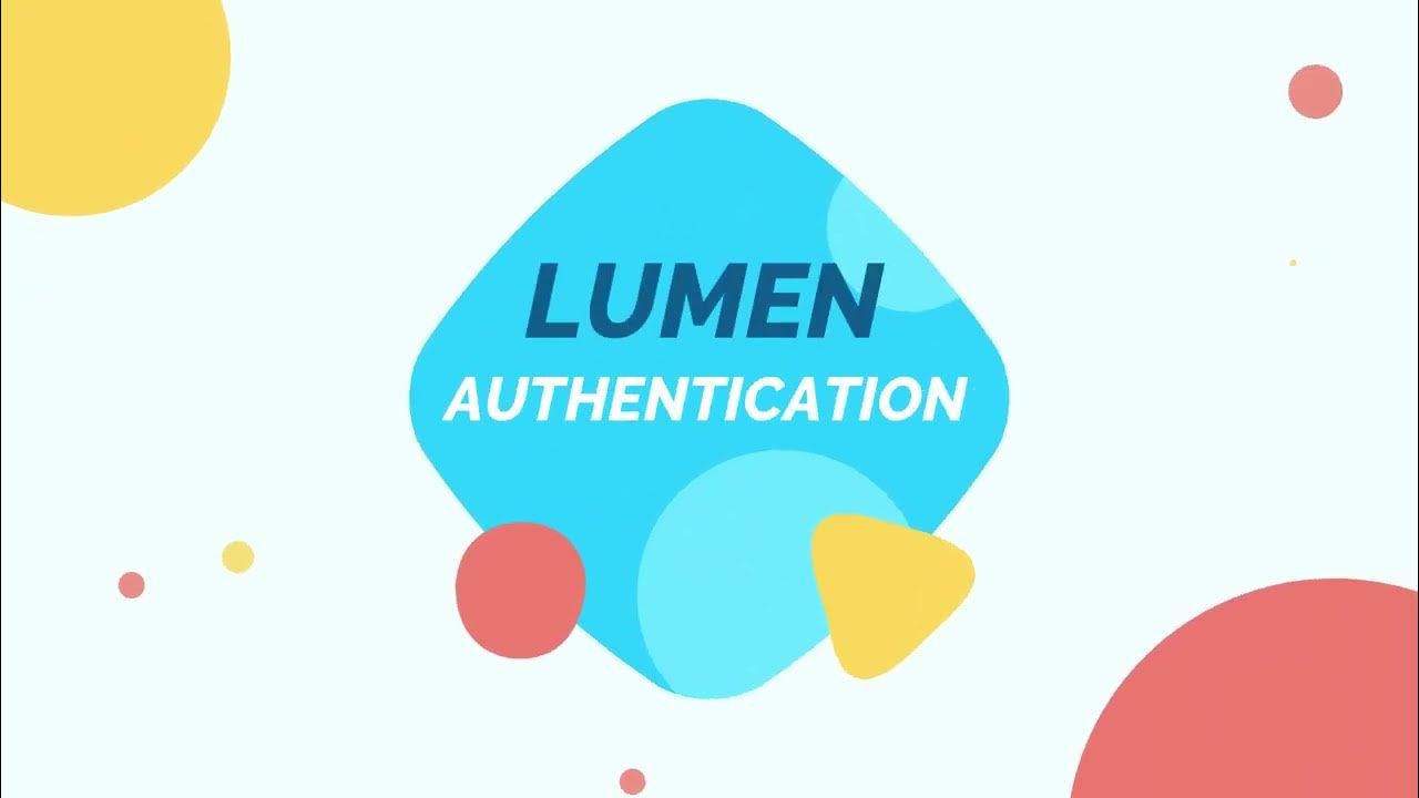 [MyDoc - Lumen] Autentikasi REST API Lumen(Microframework by Laravel) - YouTube
