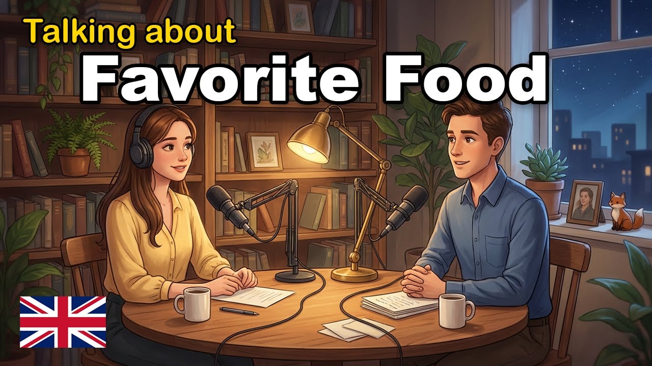 How to Talk About Favorite Food in English | Easy English Conversation ...