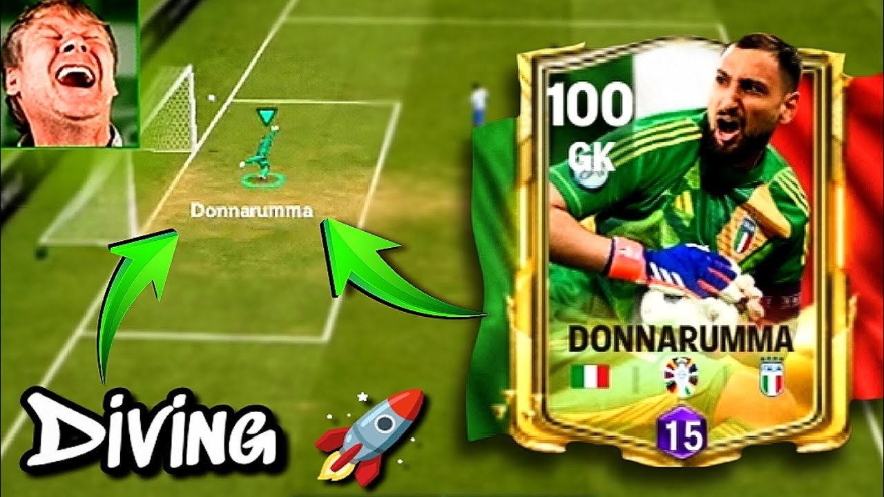 EURO DONNARUMMA'S REVIEW || HIS DIVING IS EXTRAORDINARY 🚀 || FC MOBILE ...