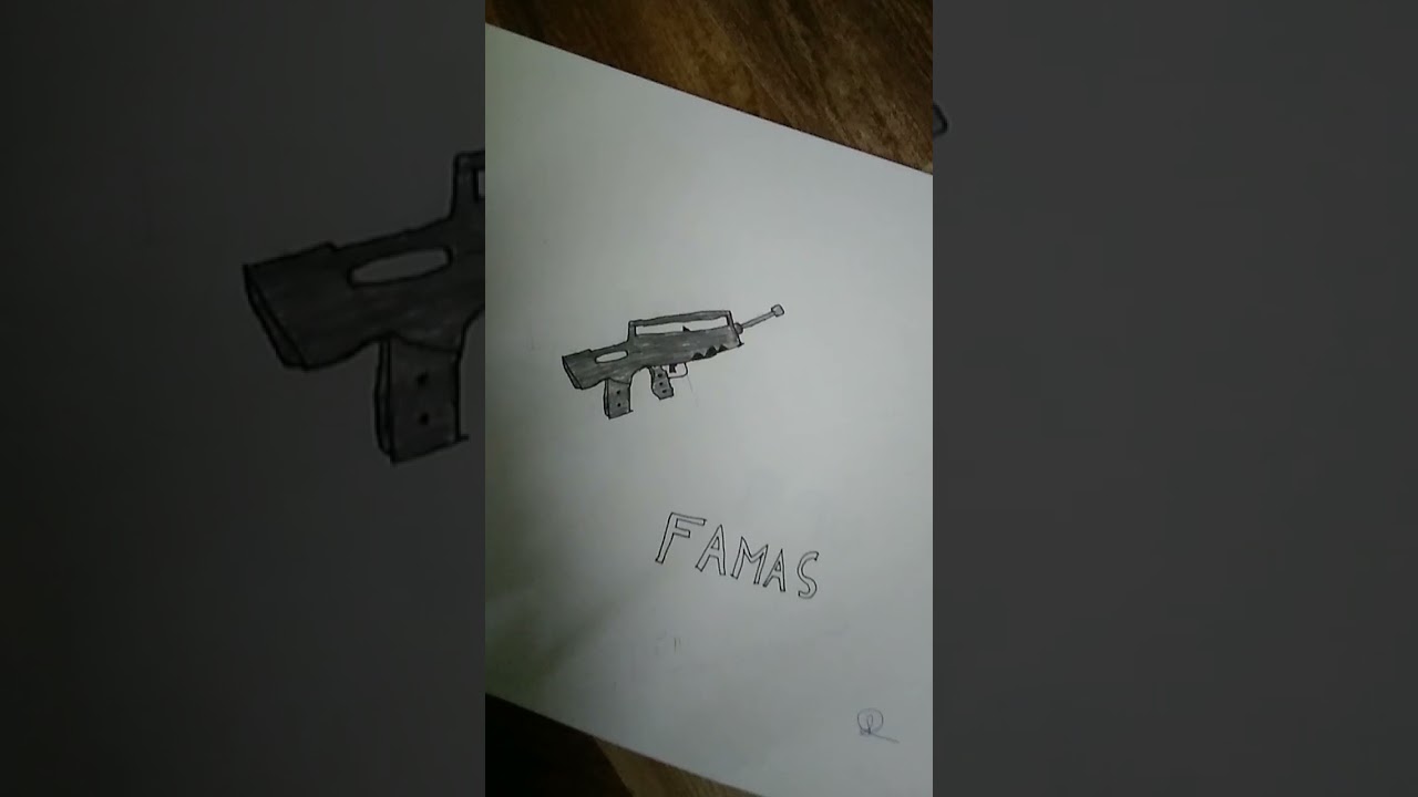 My famas drawing - YouTube