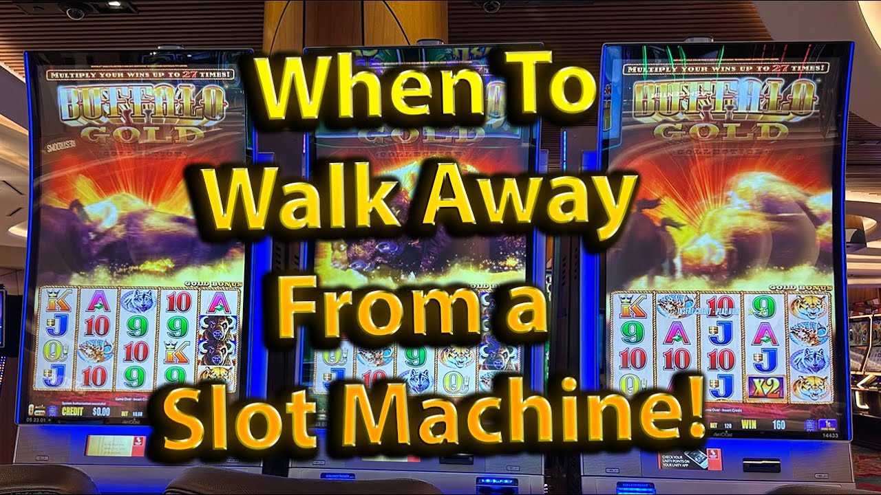 Know When to ALWAYS Walk Away From a Slot Machine! - YouTube