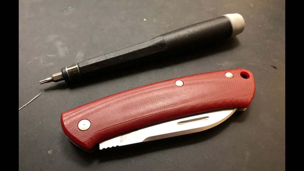 How to disassemble and maintain the Benchmade Proper Slipjoint ...