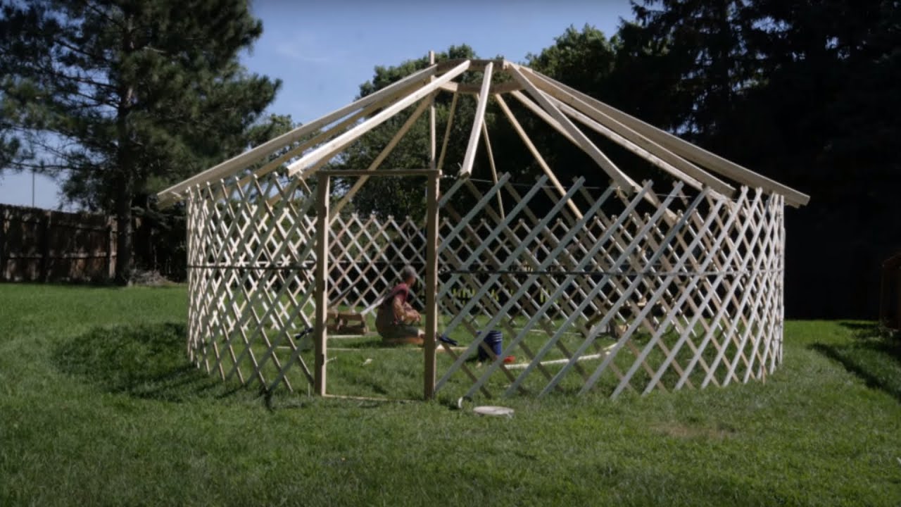Yurt Setup Timelapse - YouTube