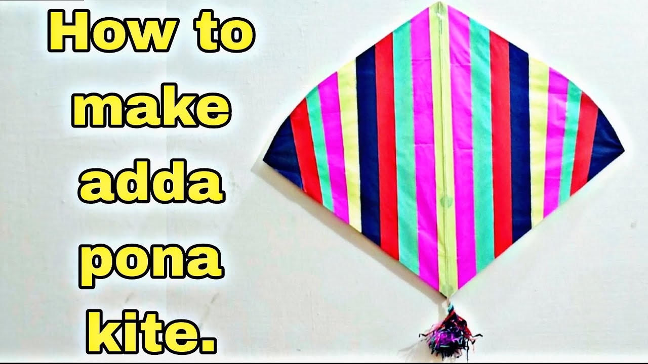 How to make adda pona kite | Kite making | How to make kite at home 🪁🏡 ...