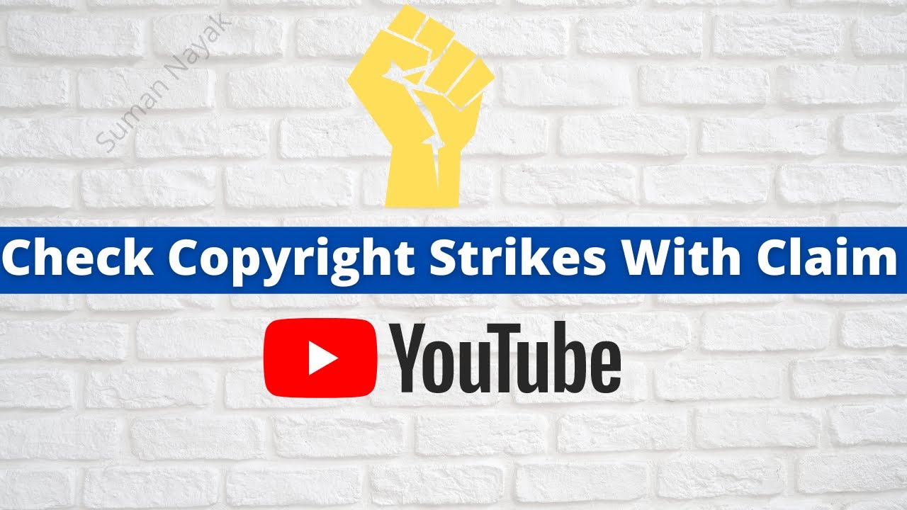 How To Check Copyright Strikes On YouTube in Laptop | How To Check ...