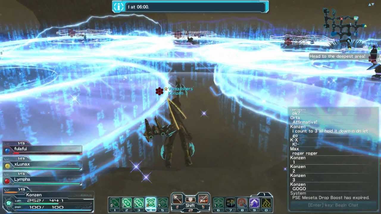 PSO2 - 7 Chain Photon Blast - YouTube