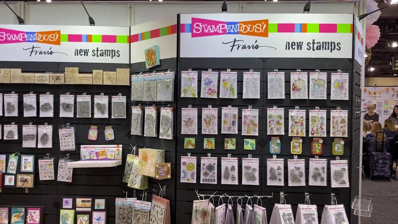 Stampendous Stamps at the Creativation 2020 booth - YouTube