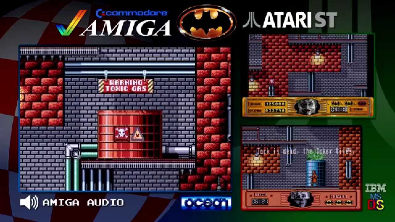 Batman: The Movie (1989) | Amiga vs. Atari ST vs. PC MS DOS | Triple ...