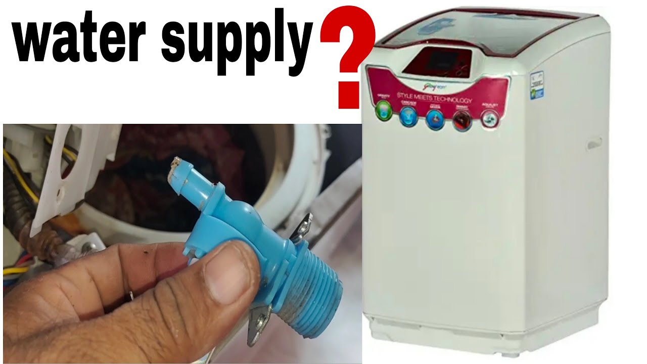 Washing Machine inlet Valve Repairing. Fully Automatic Washing Machine ...