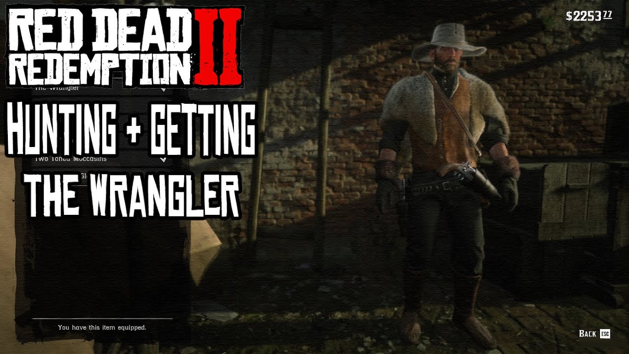 HUNTING & GETTING "The Wrangler" SET - RED DEAD REDEMPTION 2 - YouTube