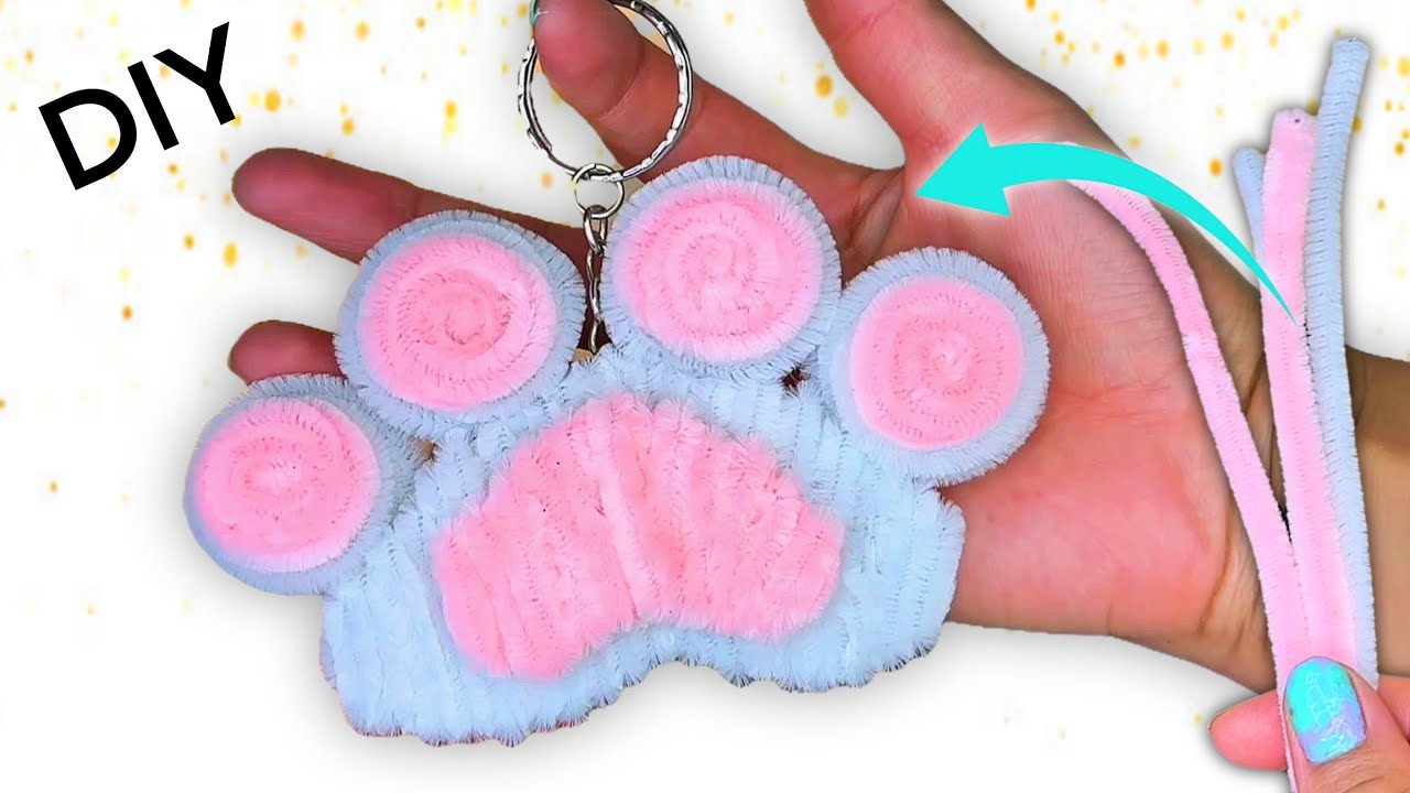 Patita de Limpiapipas facil de hacer - YouTube