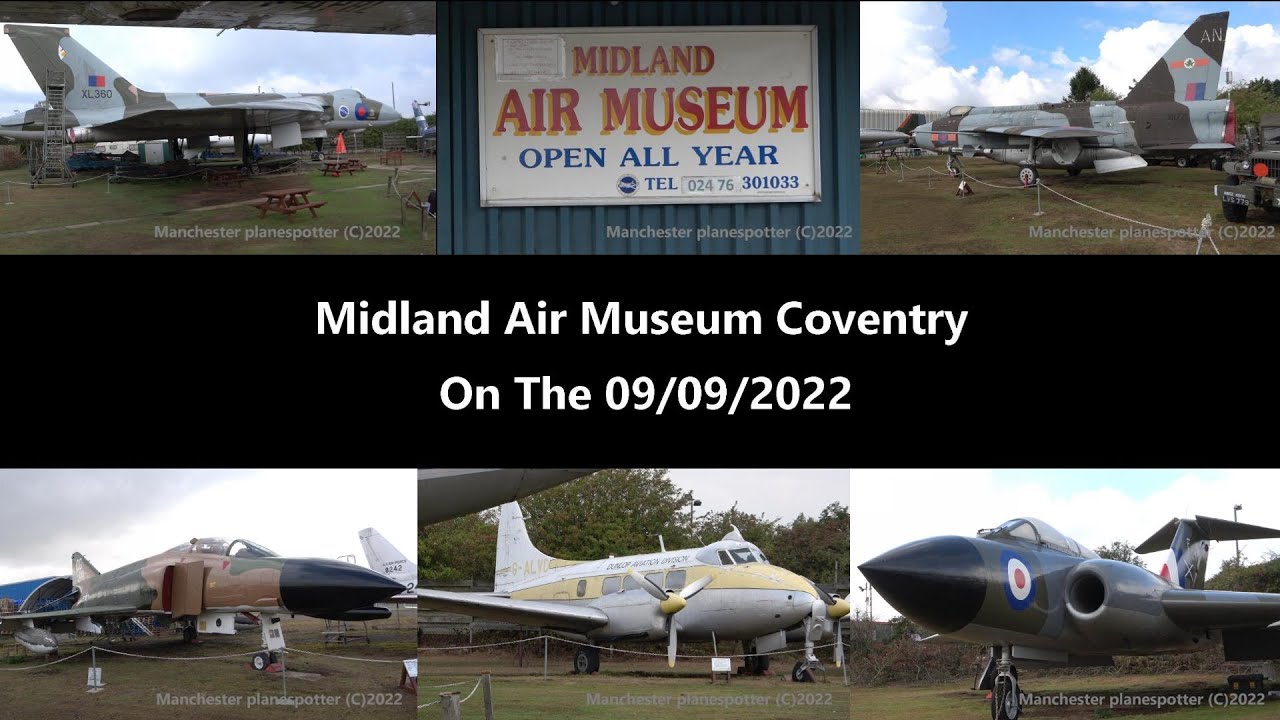 (4K) Plane Spotting At Midland Air Museum Coventry On The 09/09/2022 ...
