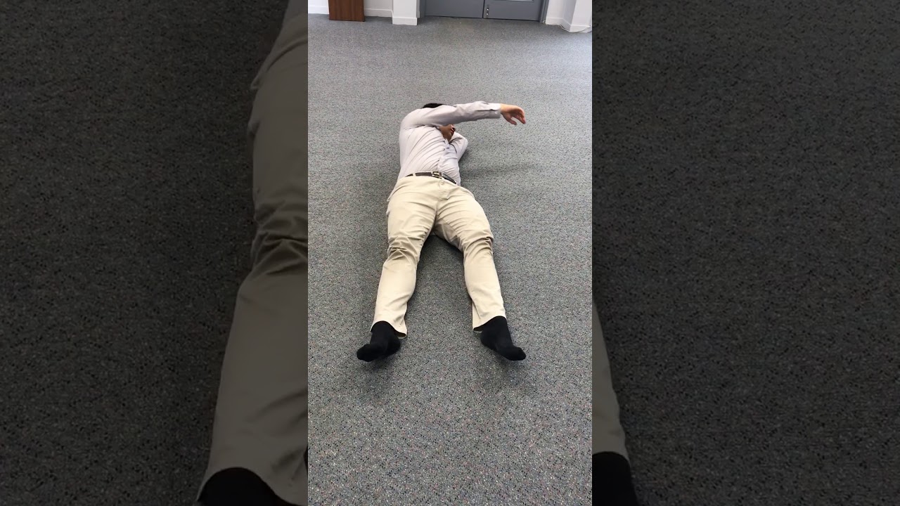 Supine to prone rolling leading with arm - YouTube