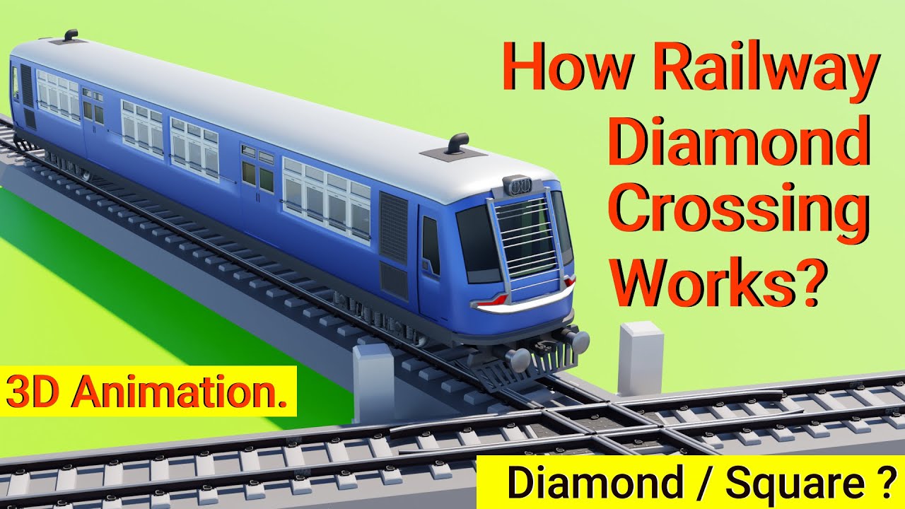 Railway Diamond Crossing Explained (3d Animation) - YouTube