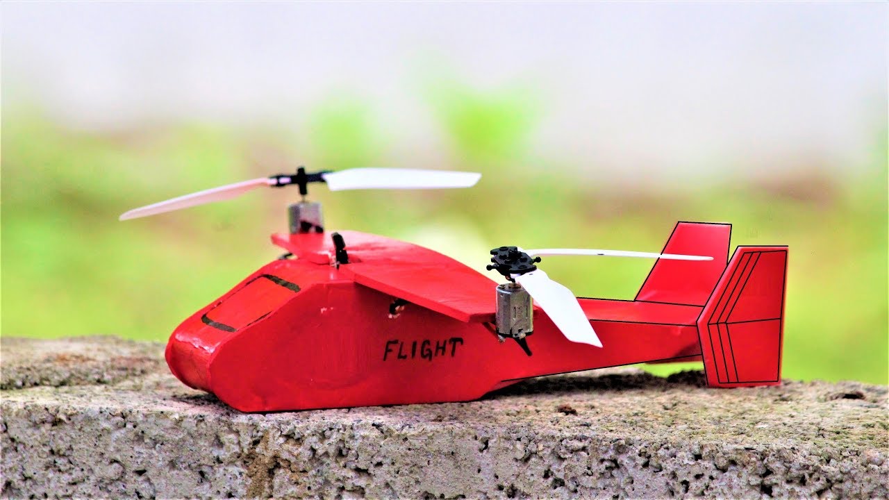 How to make a RC Helicopter - YouTube
