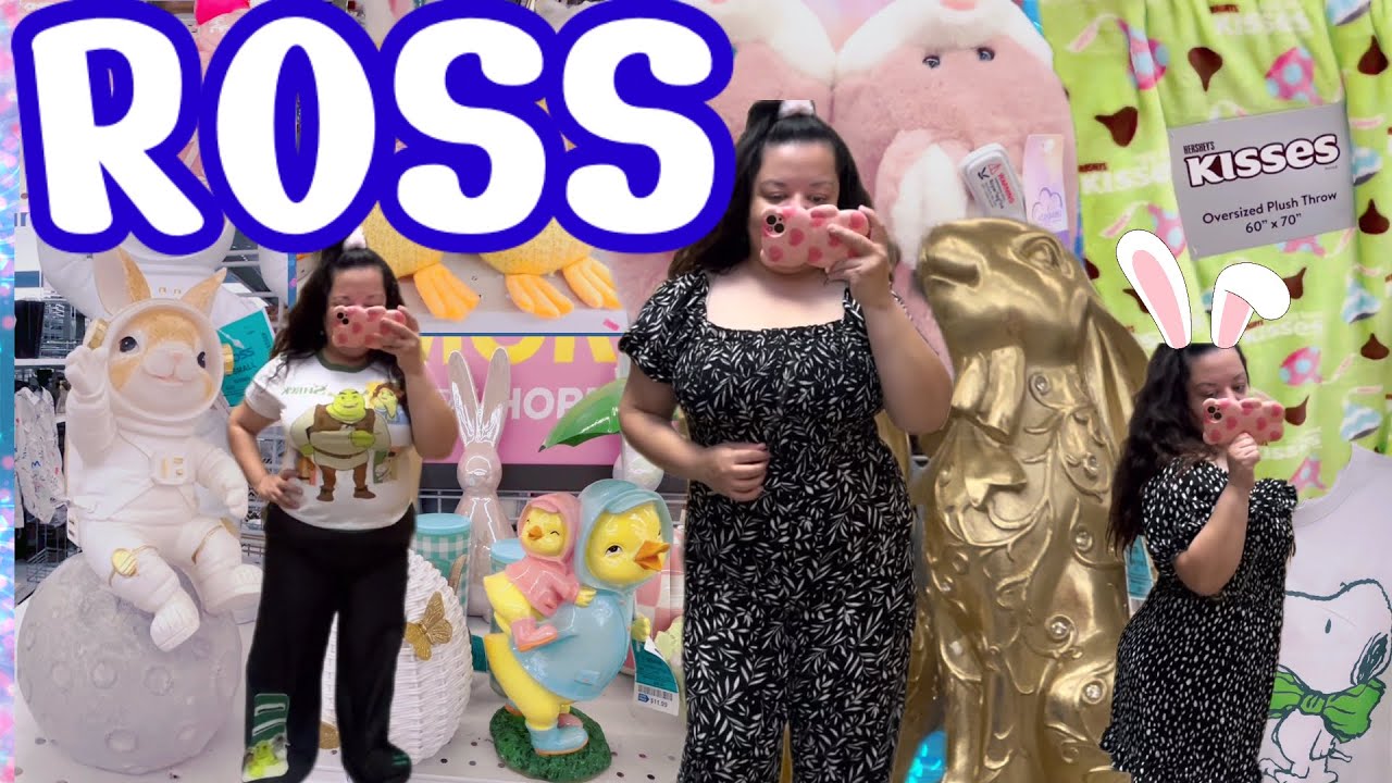 NEW FINDS @ ROSS! EASTER DECOR + FUN NEW CLOTHES! FITTING ROOM TRY ON ...