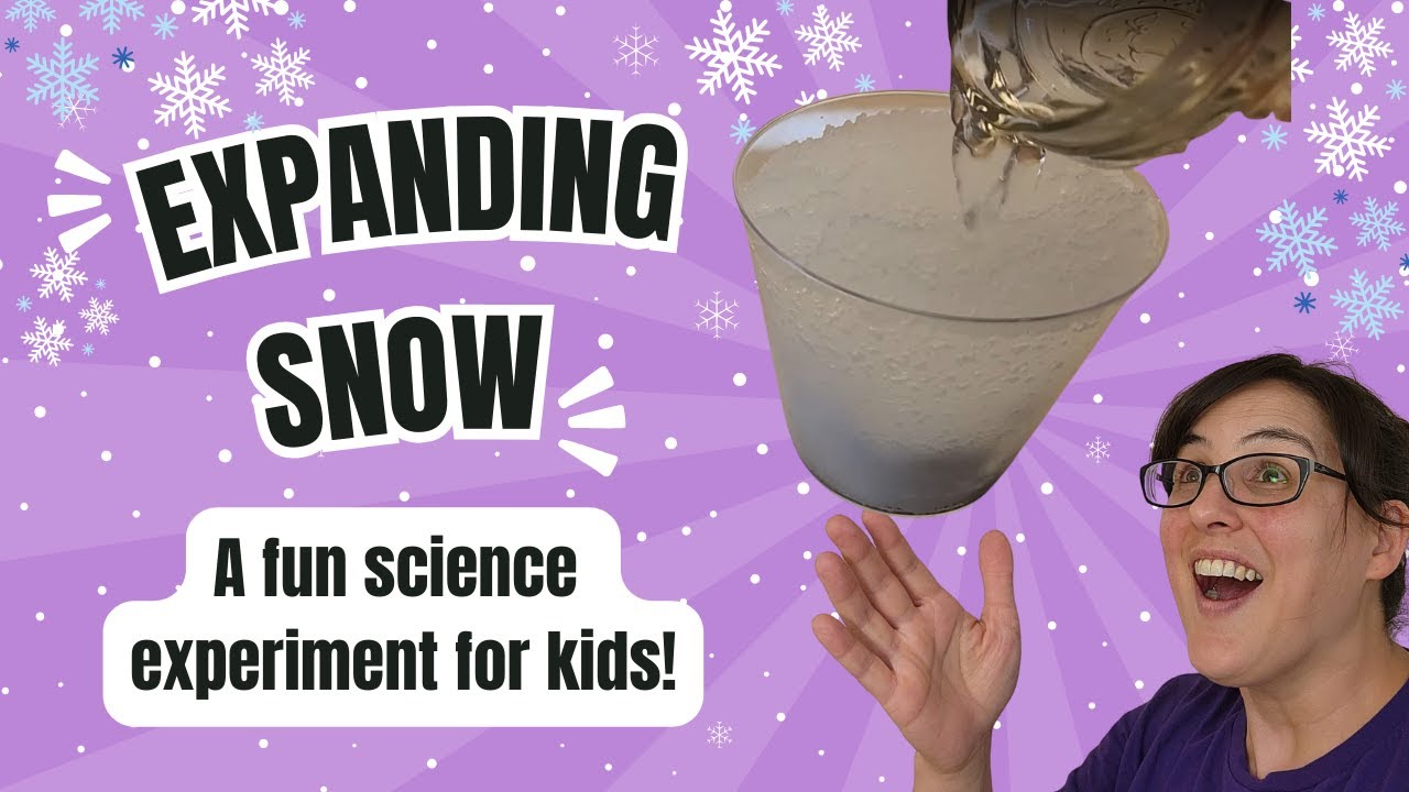 Expanding Snow Science Experiment for Kids - YouTube