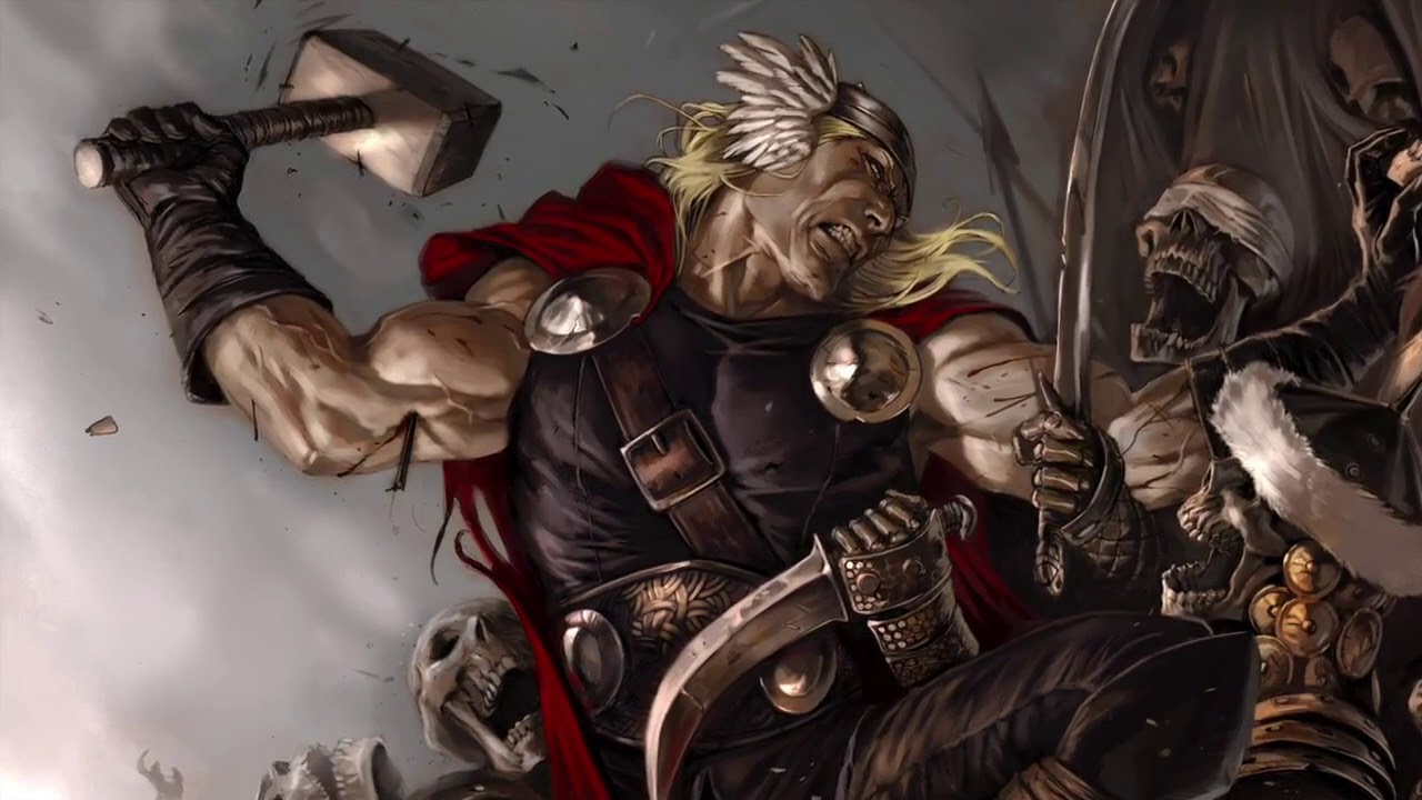 Thor - Reign of Blood - Cover art by Marko Djurdjevic - YouTube
