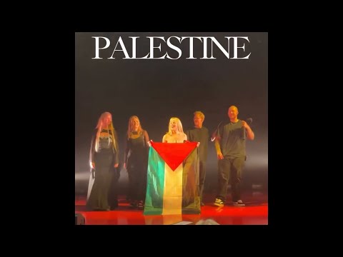 AURORA – Ekstra 68: Aurora showing her support for Palestine (Milano, 2024-09-18)