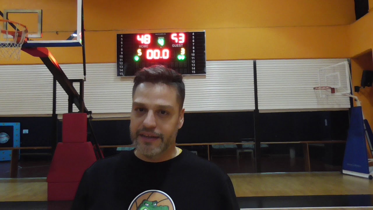 ALANA HAWKS vs HALLIGATORS 48-53 ΔΗΛΩΣΕΙΣ ΝΙΚΗΤΩΝ - YouTube