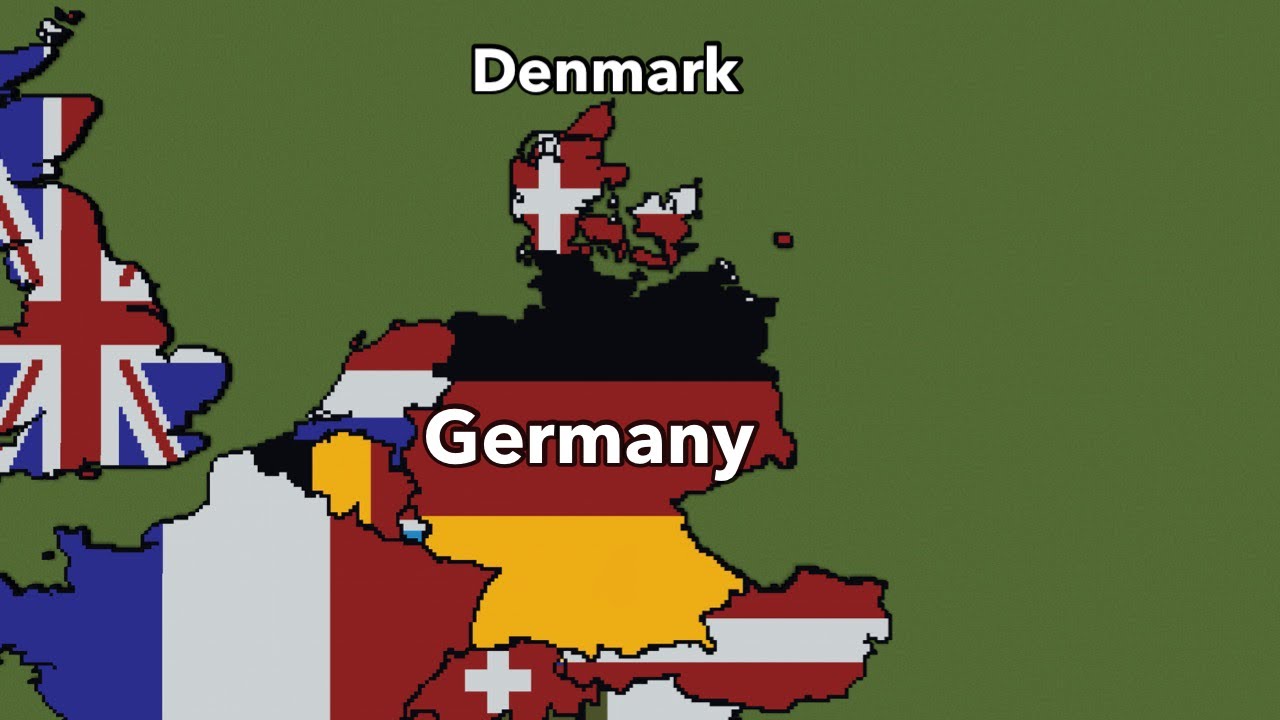 World Flag Map - Part 7: Germany & Denmark - YouTube