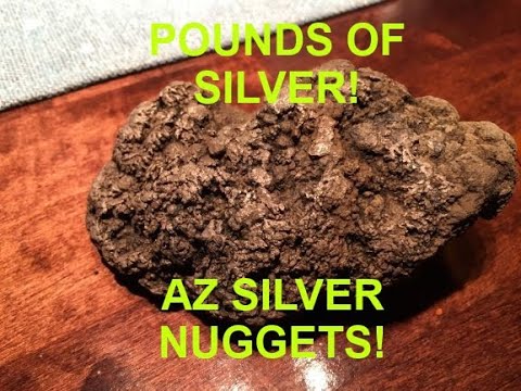 AZ nugget hunt, Huge silver nuggets found! - YouTube