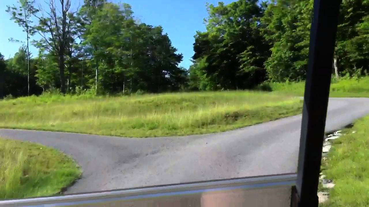 Zoe and I tour Jay Peaks Golf Course - YouTube