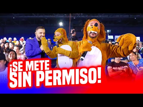 El Perro Guarumo se mete sin permiso a Zona de Desmadre con Mike Salazar
