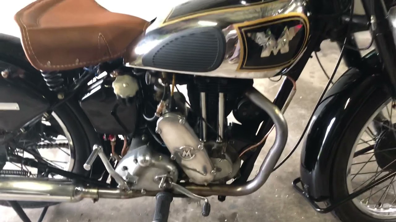 1941 Matchless G3L Walk around and start - YouTube