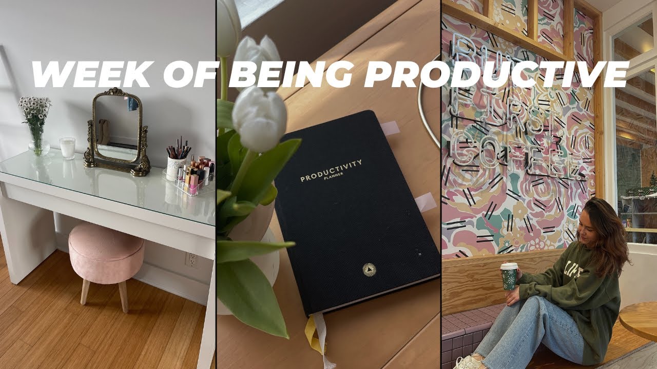 PRODUCTIVITY VLOG: my daily habits for productivity, stand up desk, wfh ...