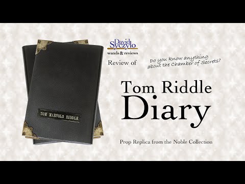 Tom Riddle's Diary - The Noble Collection - YouTube