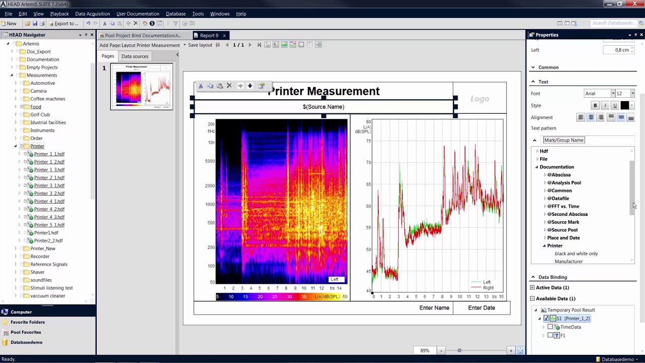 User Documentation in Reports | ArtemiS SUITE Tutorial | Deu - YouTube