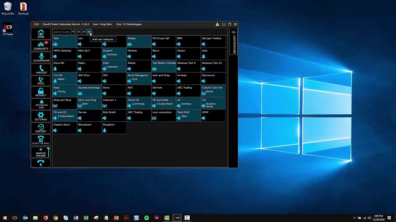 Cloud9 Trader: Button Organization - YouTube