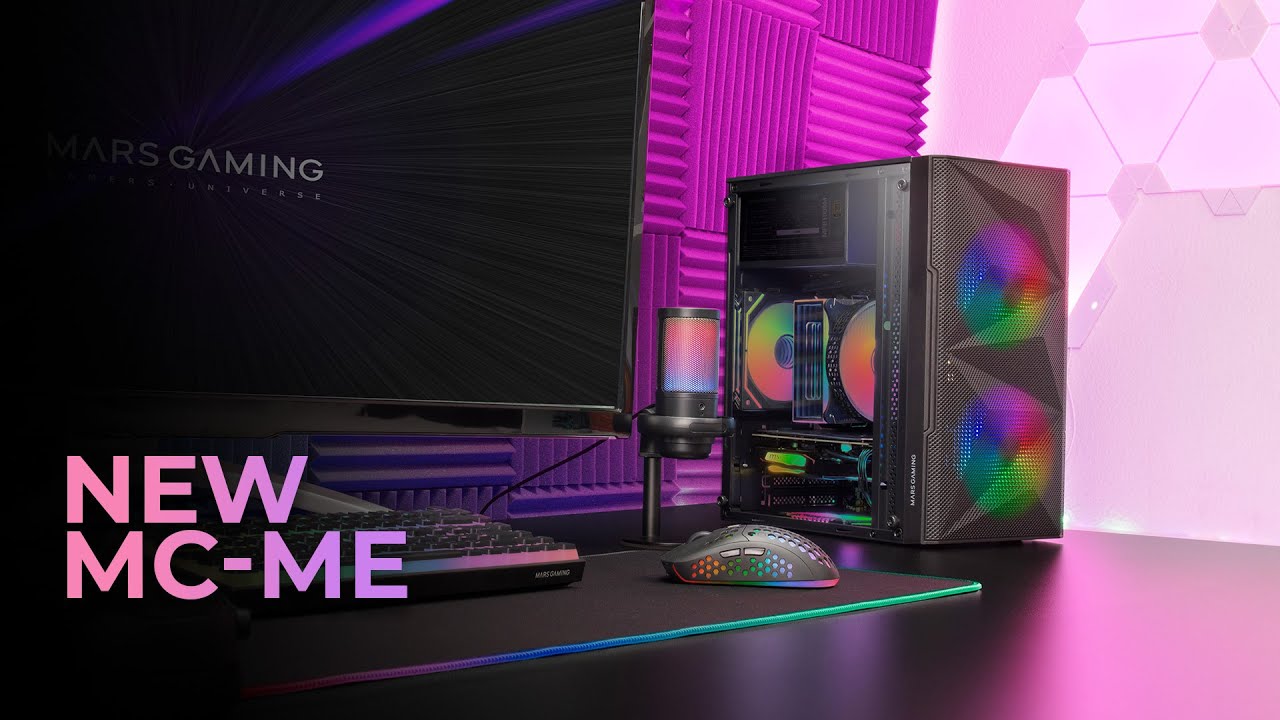 Compact Gaming Case MC-ME I Mars Gaming - YouTube